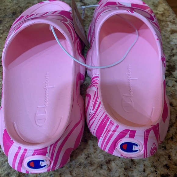 Champion | Shoes | Nwt Pretty Pink Champion Bubbly Slides | Poshmark